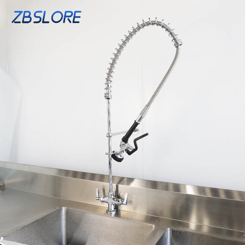 Factory Direct Supply Single Hole Base Hot and Cold Deck Mount Pre-Rinse OEM & ODM | Zbslore