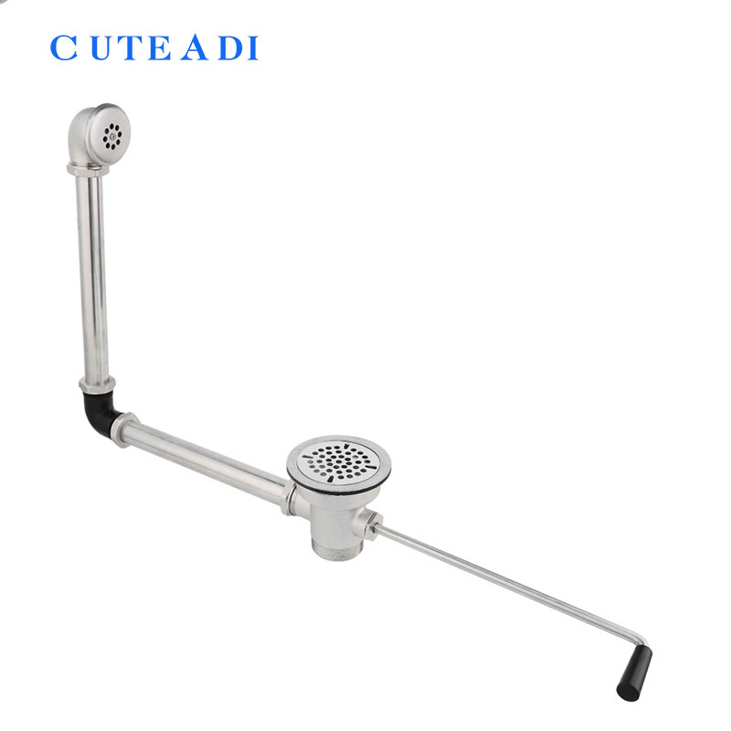 Twist Handle Waste Drain Valve With Overflow Kit - Zbslore